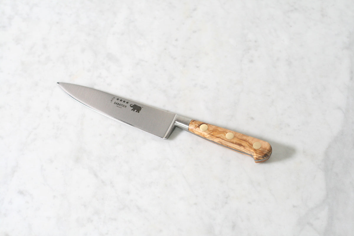Sabatier 6" Chef's Knife Stainless Steel with Olivewood Handle ...